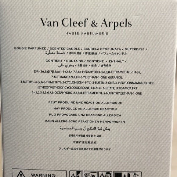 Van Cleef & Arpels | Other | Van Cleef Arpels Haute Perfume Collection Extraordinaire Candle ...